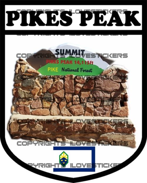 Pikes Peak sticker | iLovestickers